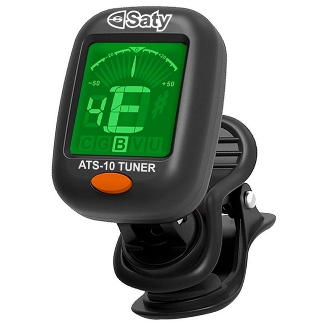 Afinador Violão Guitarra Cromático Eletrônico Saty Ats10