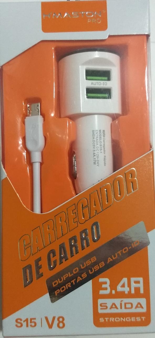 Carregador Rápido Veicular V8 H'Maston S15-1