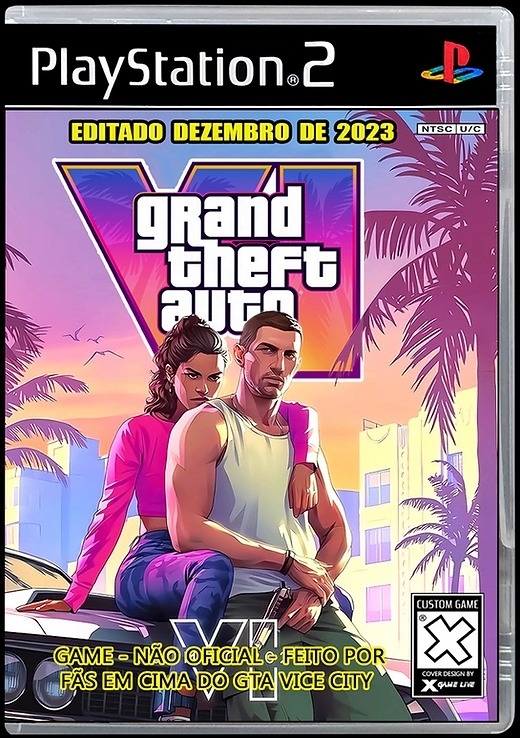 GTA VI Gta vice city Mod 2024 ISO PS2 Midia Fisica