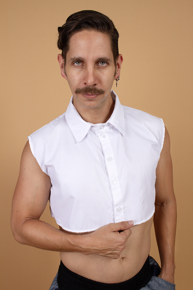 Crop Top Camisa Con Diseño Exclusivo Malora Lab