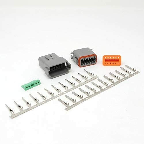 JUEGO DE CONECTORES DEUTSCH DE 12 PINES - NOVAR GENSET