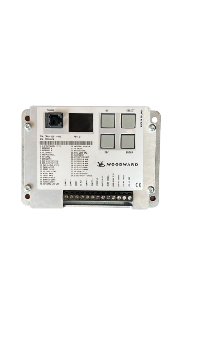 GOBERNADOR WOODWARD DPG - Comprar en NOVAR GENSET