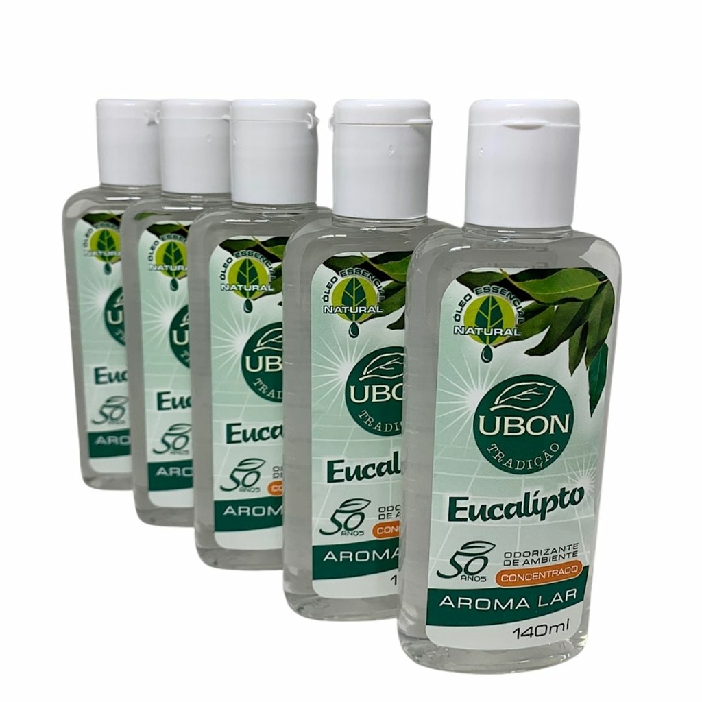 Essência de Eucalipto - Kit 5 x 140ml - UBON