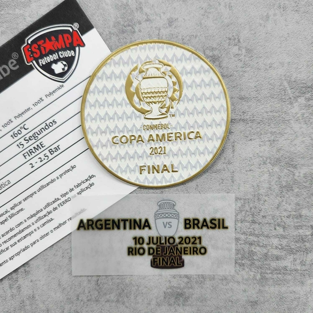 Patch Copa América 2021 Final - Estampa Futebol Clube