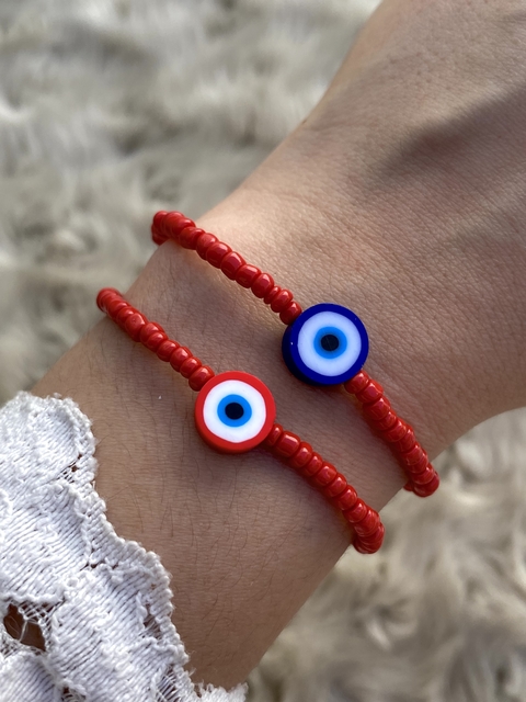 Pulsera Corazones Inflados Quirurgico - De la cruz