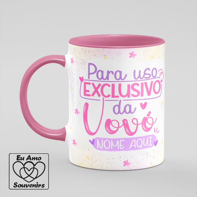 Caneca Para Uso Exclusivo da Vovó - Eu Amo Souvenirs Caneca Para Uso Exclusivo da Vovó - Eu Amo Souvenirs