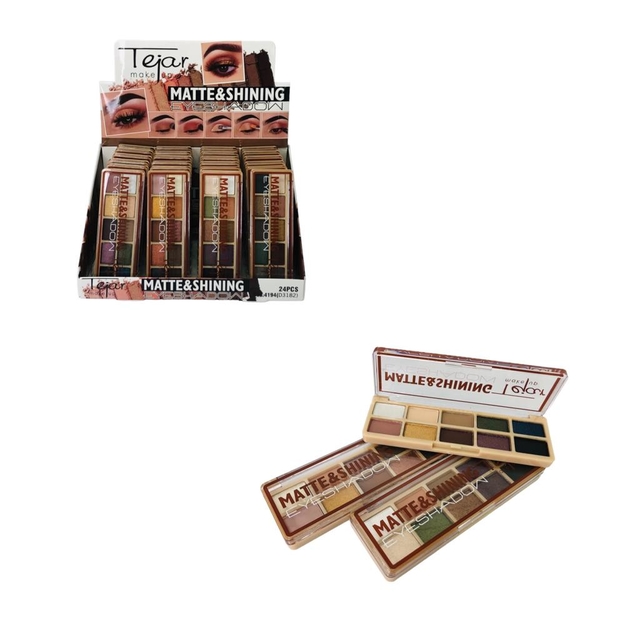 Paleta Sombra de Ojos Matte y Brillo Tejar - 24pcs
