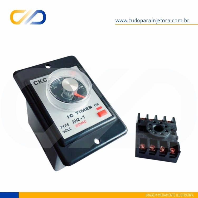 Programador de tempo (analógico) Timer - CIKACHI - CKC-AH2-Y Programador de tempo (analógico) Timer - CIKACHI - CKC-AH2-Y