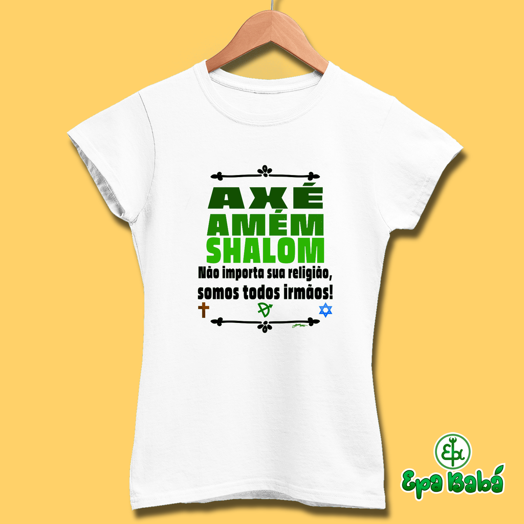 Camisa Azé, Amém, Shalom Camisa Azé, Amém, Shalom