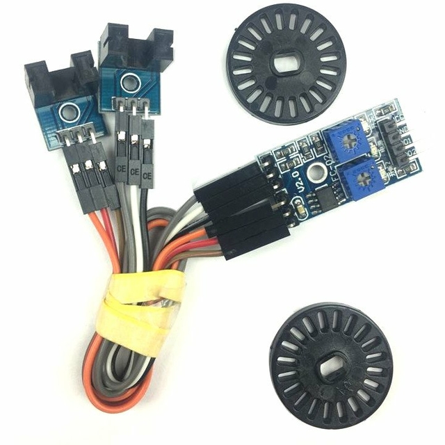 Sensor Velocidade Duplo Infra Vermelho Com 2 Discos Módulo Para Arduino