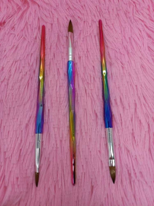 Set de Pinceles para Acrílico x3u - MODAIS MAYORISTAS