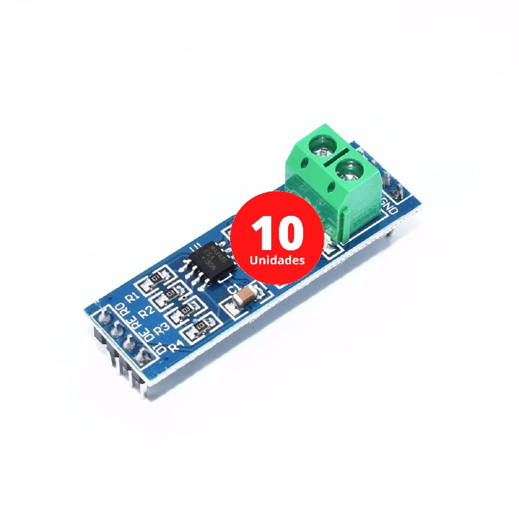 Max485 Modulo Conversor Ttl P/ Rs485 X 10 UNIDADES Para Arduino e Esp8 Max485 Modulo Conversor Ttl P/ Rs485 X 10 UNIDADES Para Arduino e Esp8