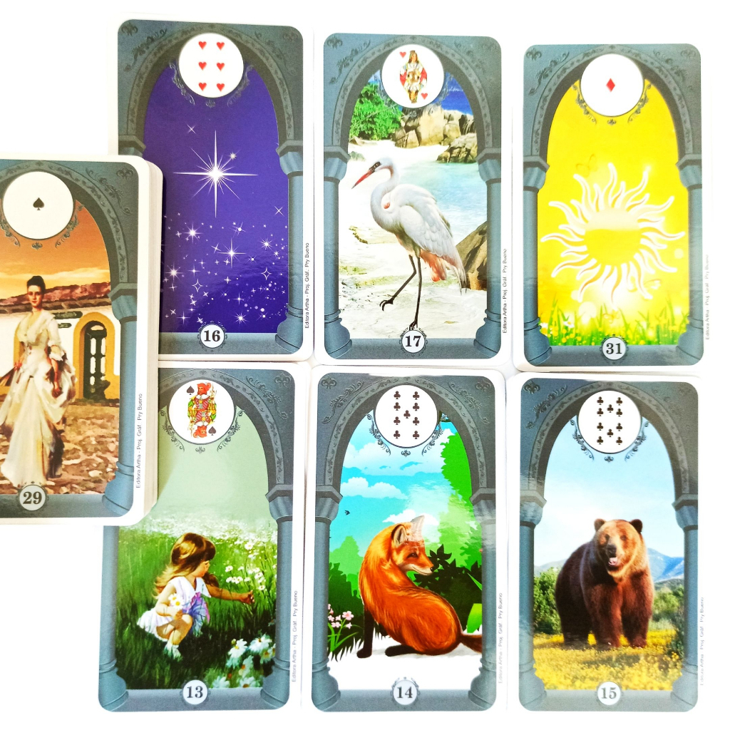 Baralho Cigano Tarot Santa Sara Original 36 Cartas Plastificado Manual