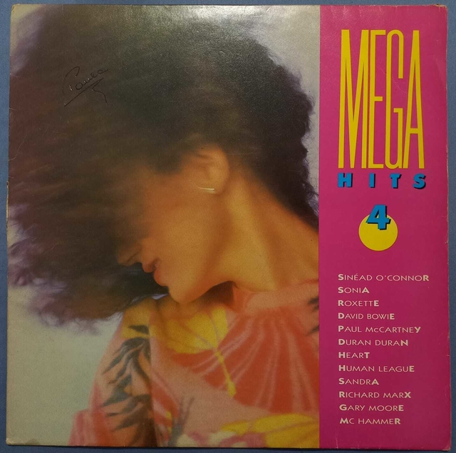 Disco de Vinil LP Mega Hits 4 (com encarte)