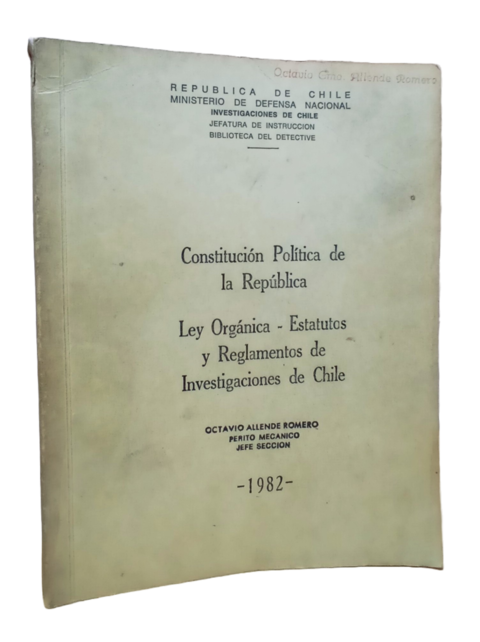 Constitución Política De La Republica De Chile