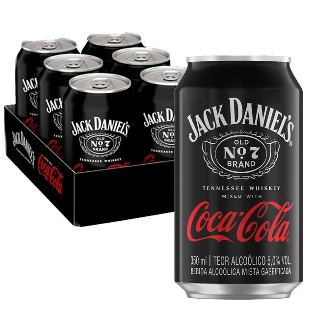 Jack Daniel's Coca Cola 350ml 6 Latas
