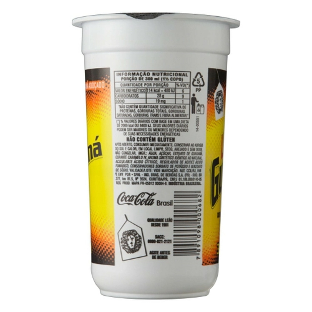 Matte Leão Guaraná Power Copo 300ml 12 copos