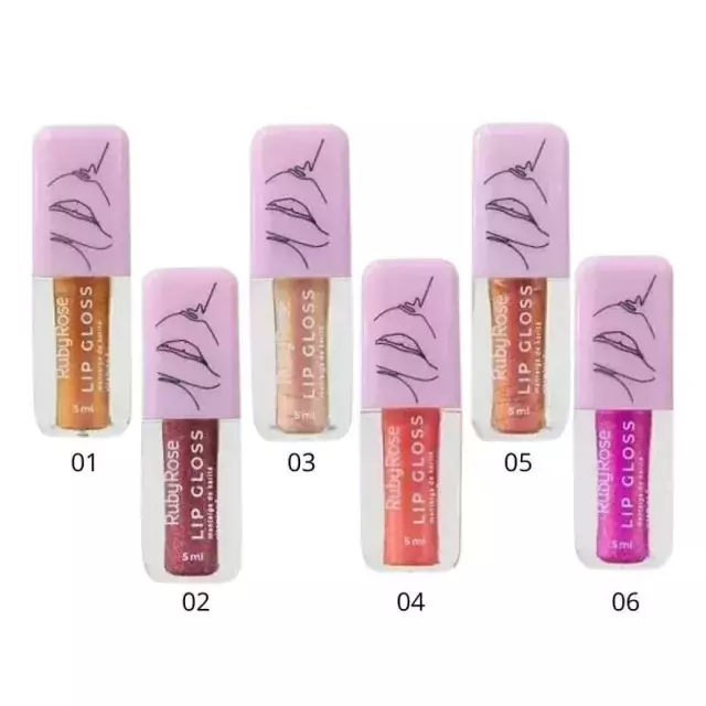 Lip Gloss Ruby Rose - Comprar em Espelho Meu Makeup BH